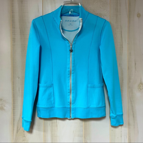 fresh produce | Jackets & Coats | Fresh Produce Blue Zip Pocket Jacket ...